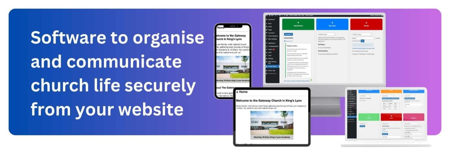 Best CRM for churches – Church Admin Plugin